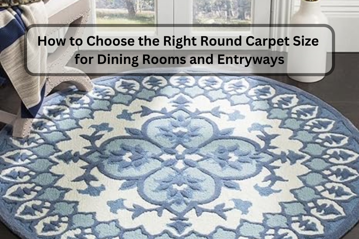 How to Choose the Right Round Carpet Size for Dining Rooms and Entrywa ...